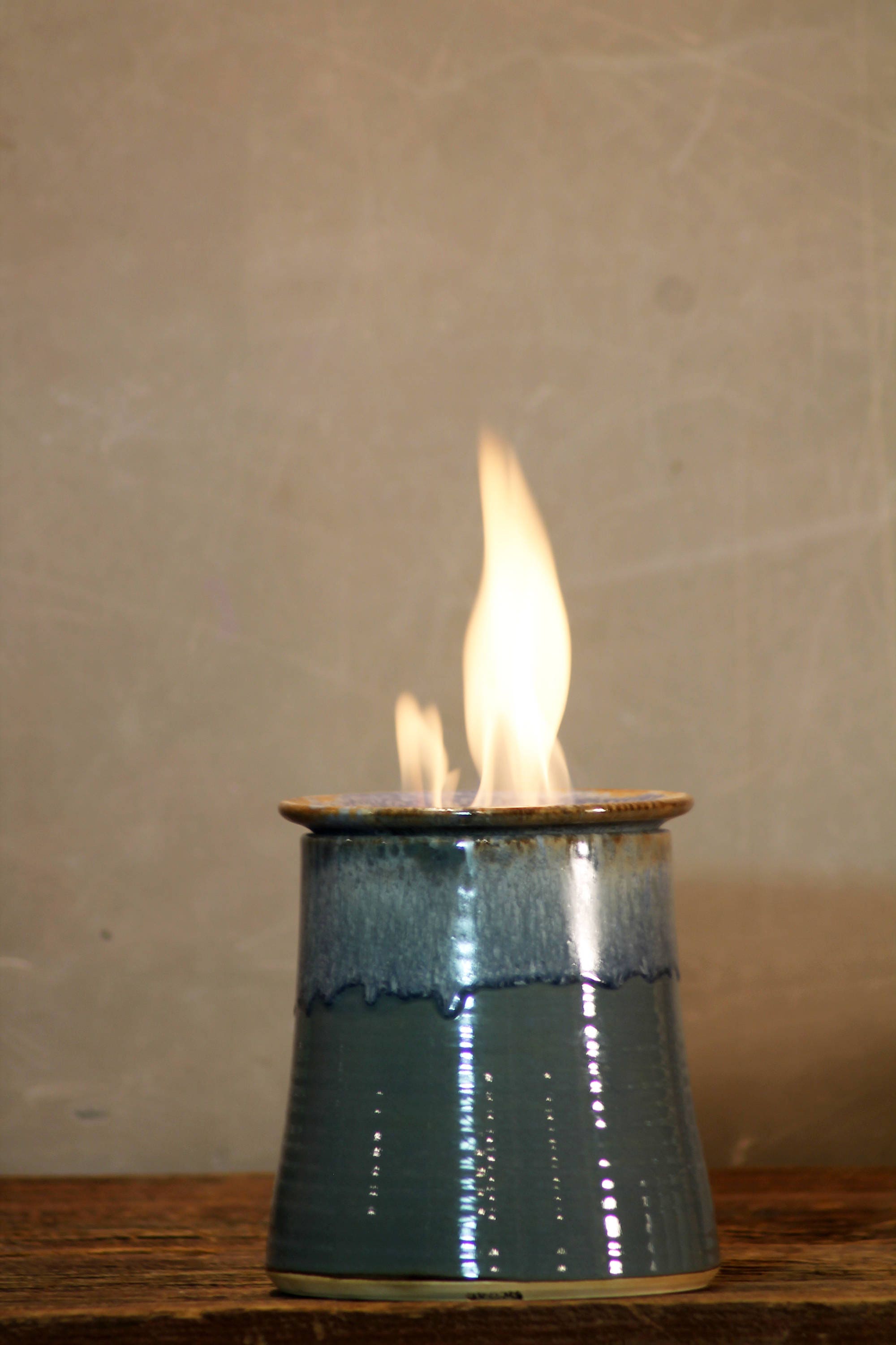 Stoneware Pottery Fire Bowl Pot Outdoor Indoor Safe Volcano - Etsy