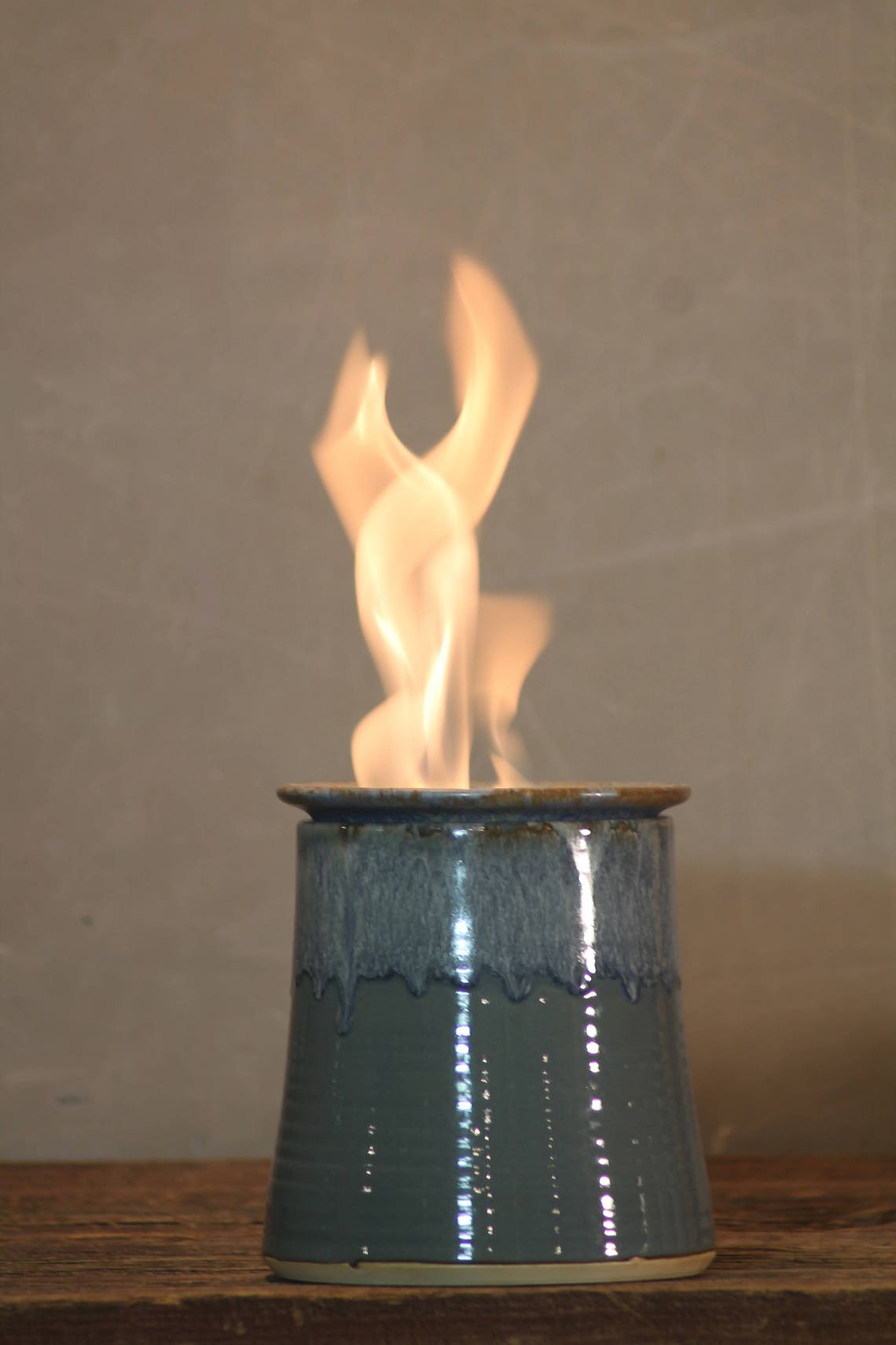 Stoneware Pottery Fire Bowl Pot Outdoor Indoor Safe Volcano - Etsy