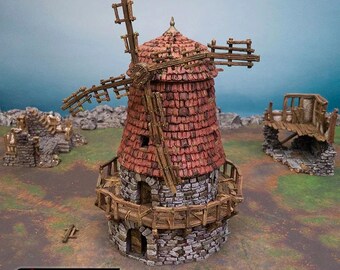 28mm Windmill Terrain - Etsy