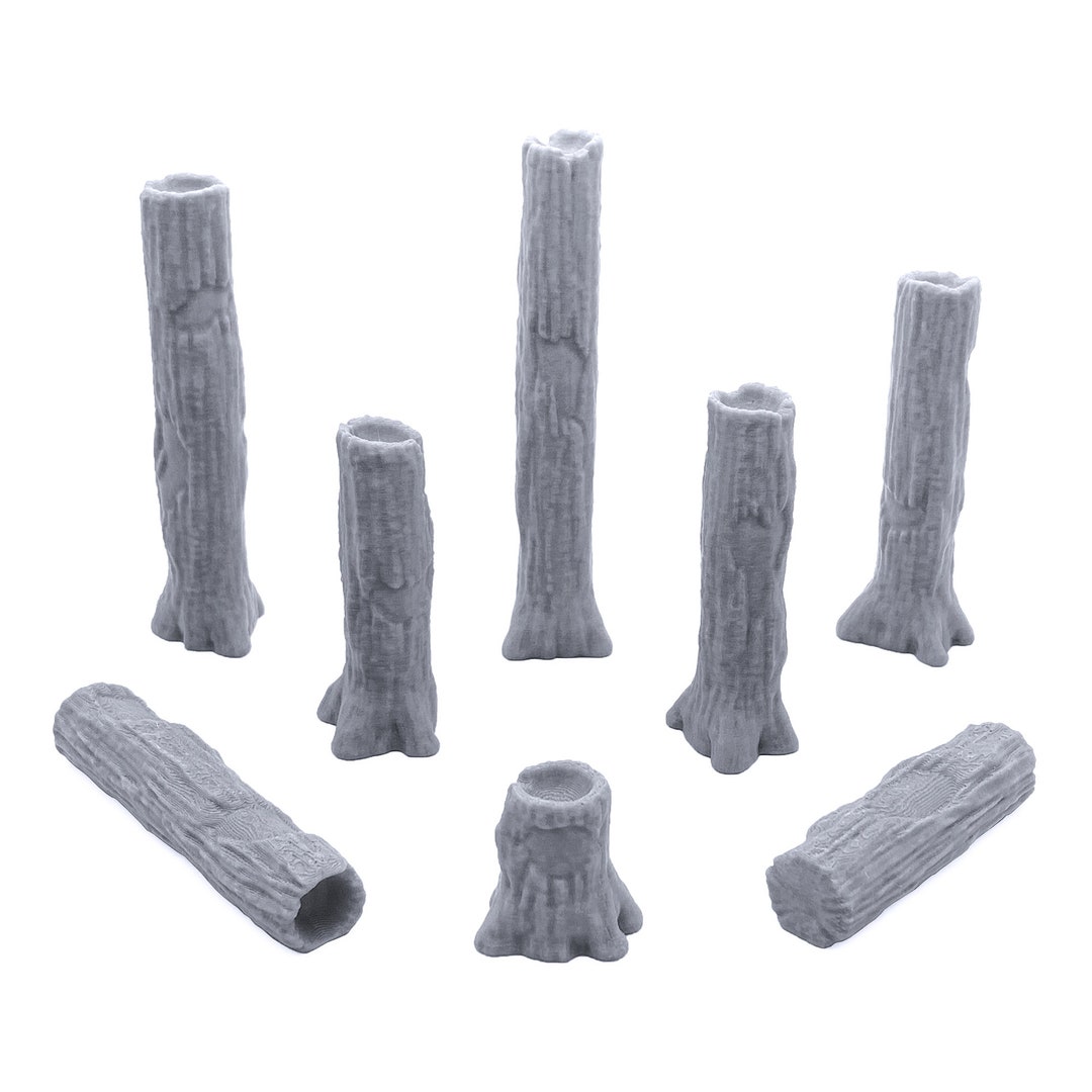 Forest Tree Trunks & Logs - DND Terrain Compatible With Dungeons and ...