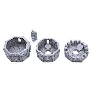 Dwarven Outpost by Printable Scenery, 3D Printed Tabletop RPG Scenery and Wargame Terrain 28mm ...