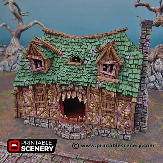 Mimic House by Printable Scenery 3D Printed Tabletop RPG - Etsy