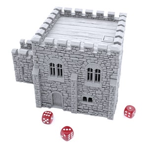 Norman Square Keep: 28mm DND Terrain, Tabletop RPG Scenery - Etsy