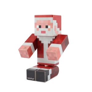 Santa - 4" Action Figure Toy, Plastic Craft by Endertoys - Etsy