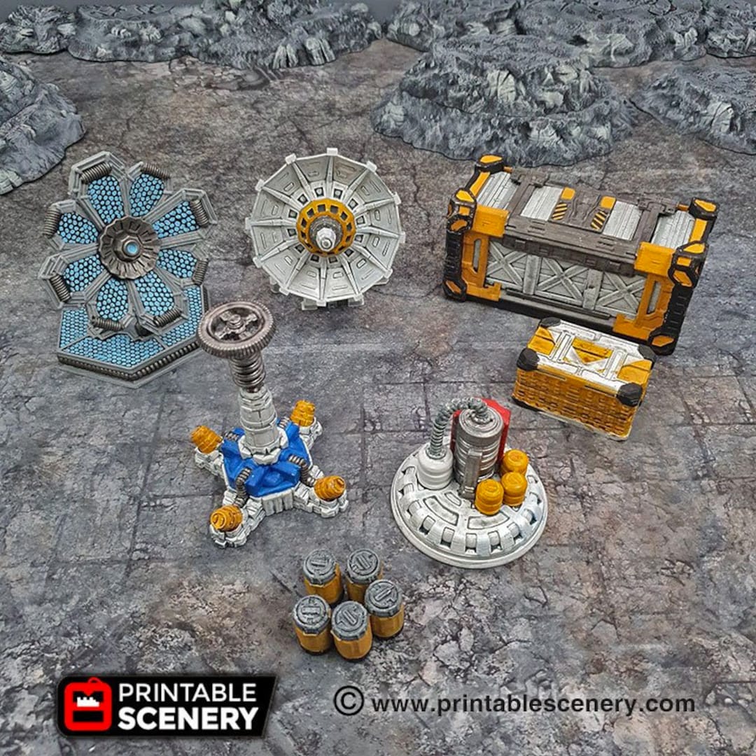 Sci-fi Operations Base: DND Terrain, 28mm Miniature Wargaming - Etsy