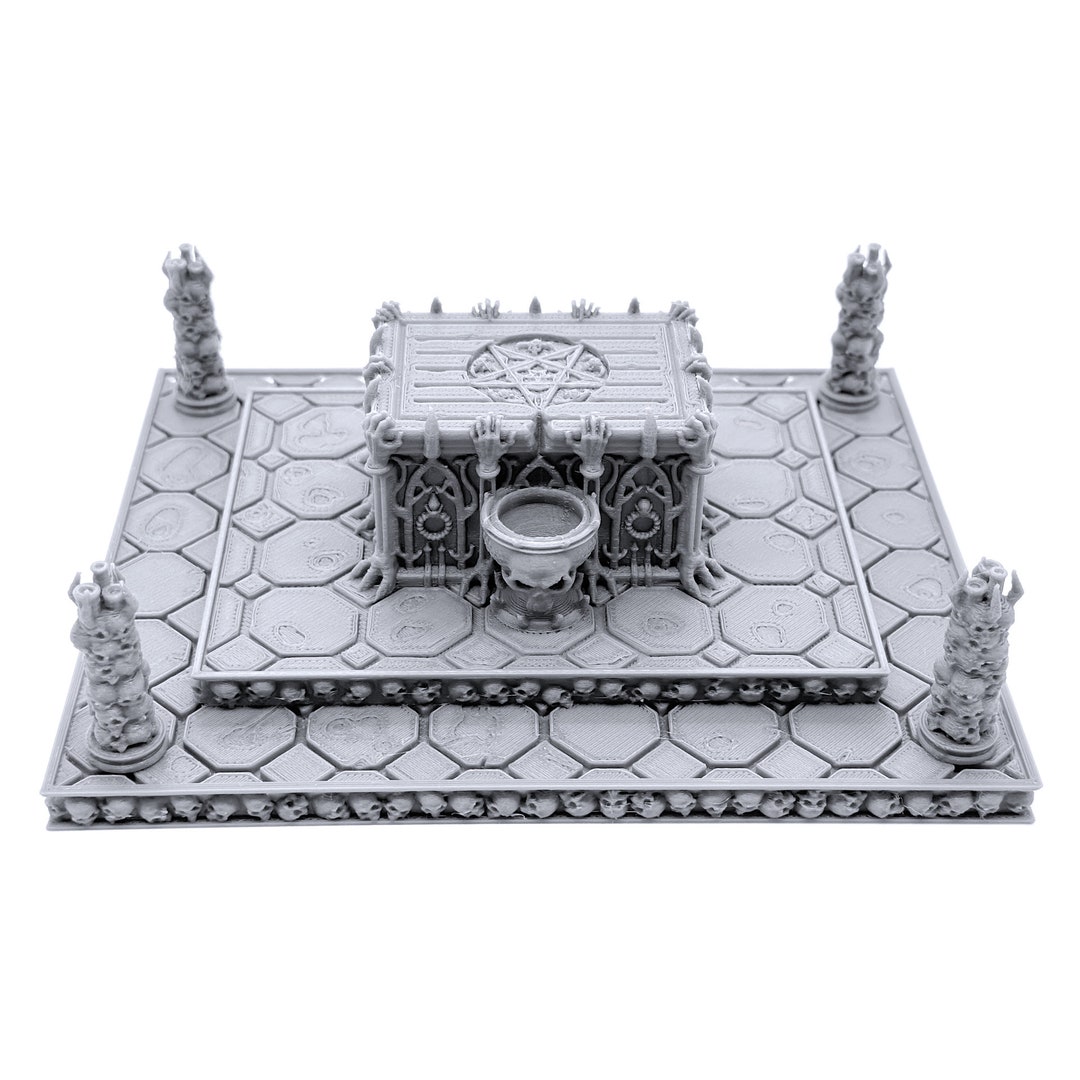 Endertoys Sacrificial Altar - DND Terrain - Scenery for 28mm Tabletop ...