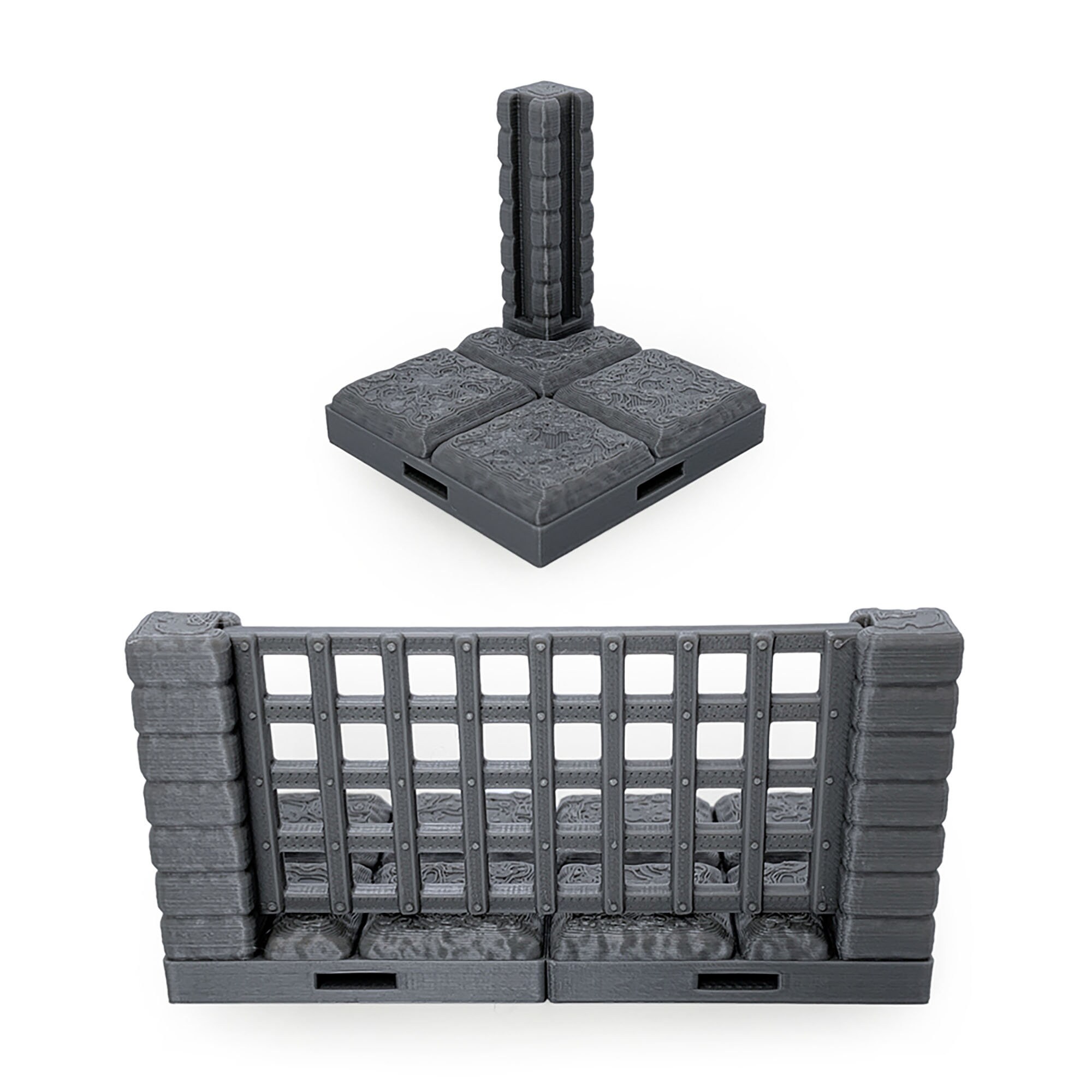 Locking Dungeon Tiles Prison Pit Paintable 3D Printed - Etsy