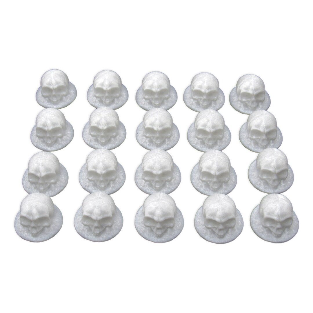 Skull Tokens: DND Wound Counters, 28mm Wargaming Terrain (x20) - Etsy
