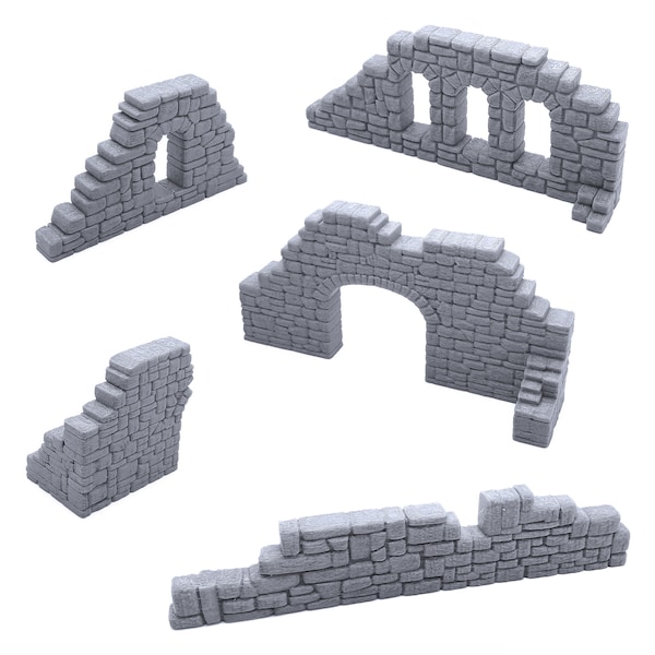 28mm Stone Walls - Etsy