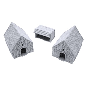 Small Rustic Barns - DND Terrain Compatible With Dungeons and Dragons ...