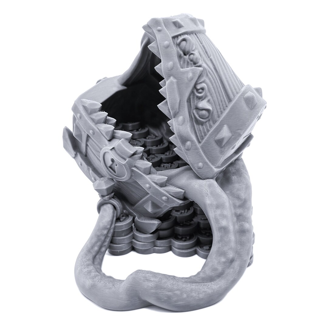 Mimic Dice Tower by Arsmoriendi3d, 3D Printed Tabletop RPG Scenery and ...