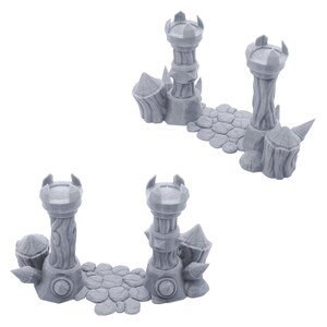 Orc Camp Barricades: DND Terrain, 28mm Miniature Wargaming - Etsy