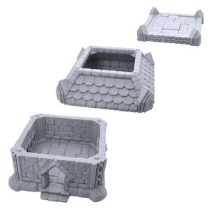 Dwarf Settlement House - DND Terrain Compatible With Dungeons and ...