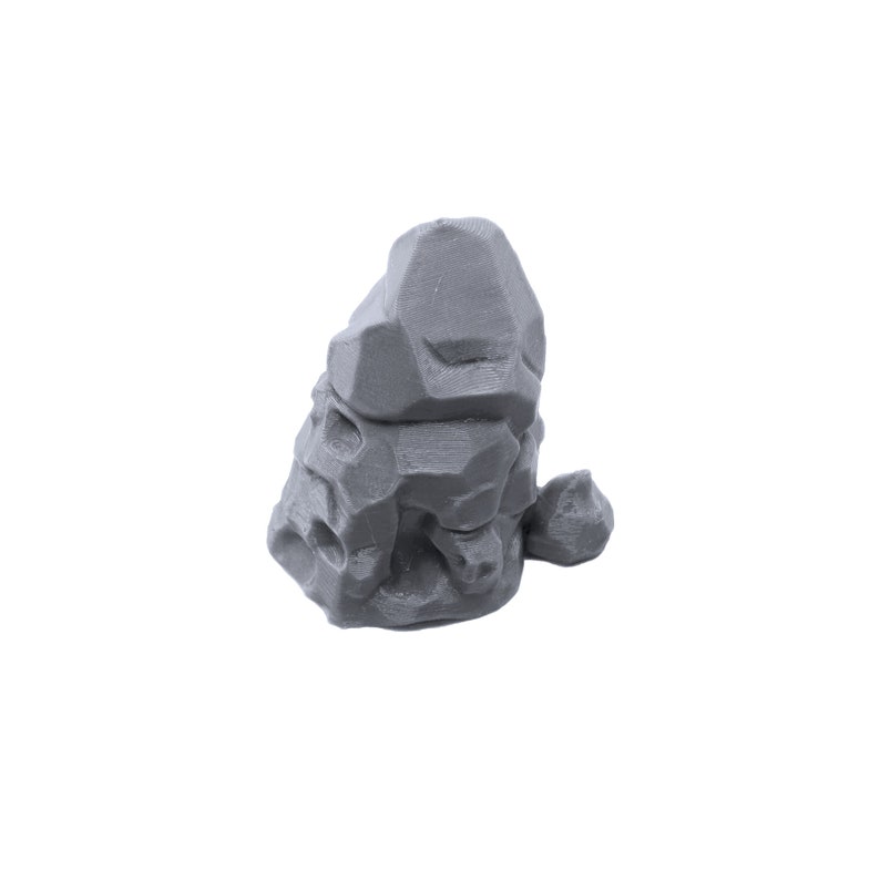 3D Printed Stone Boulder Set: D&D Terrain, Wargaming Scenery - Etsy