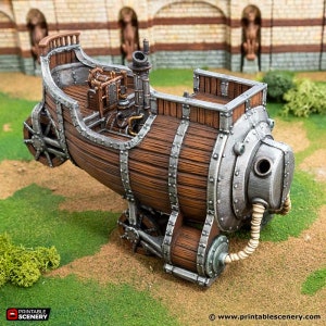 Barrel-tech Sky Barge - DND Terrain Compatible With Dungeons and ...