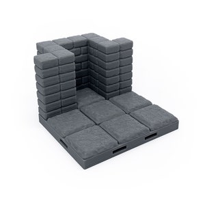 Deluxe Locking Dungeon Tiles - Ancient Alcoves - DND Terrain Compatible ...