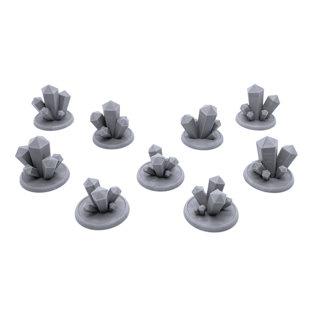 Crystal Clusters - DND Terrain Compatible With Dungeons and Dragons ...