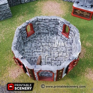 Dwarven House by Printable Scenery 3D Printed Tabletop RPG - Etsy