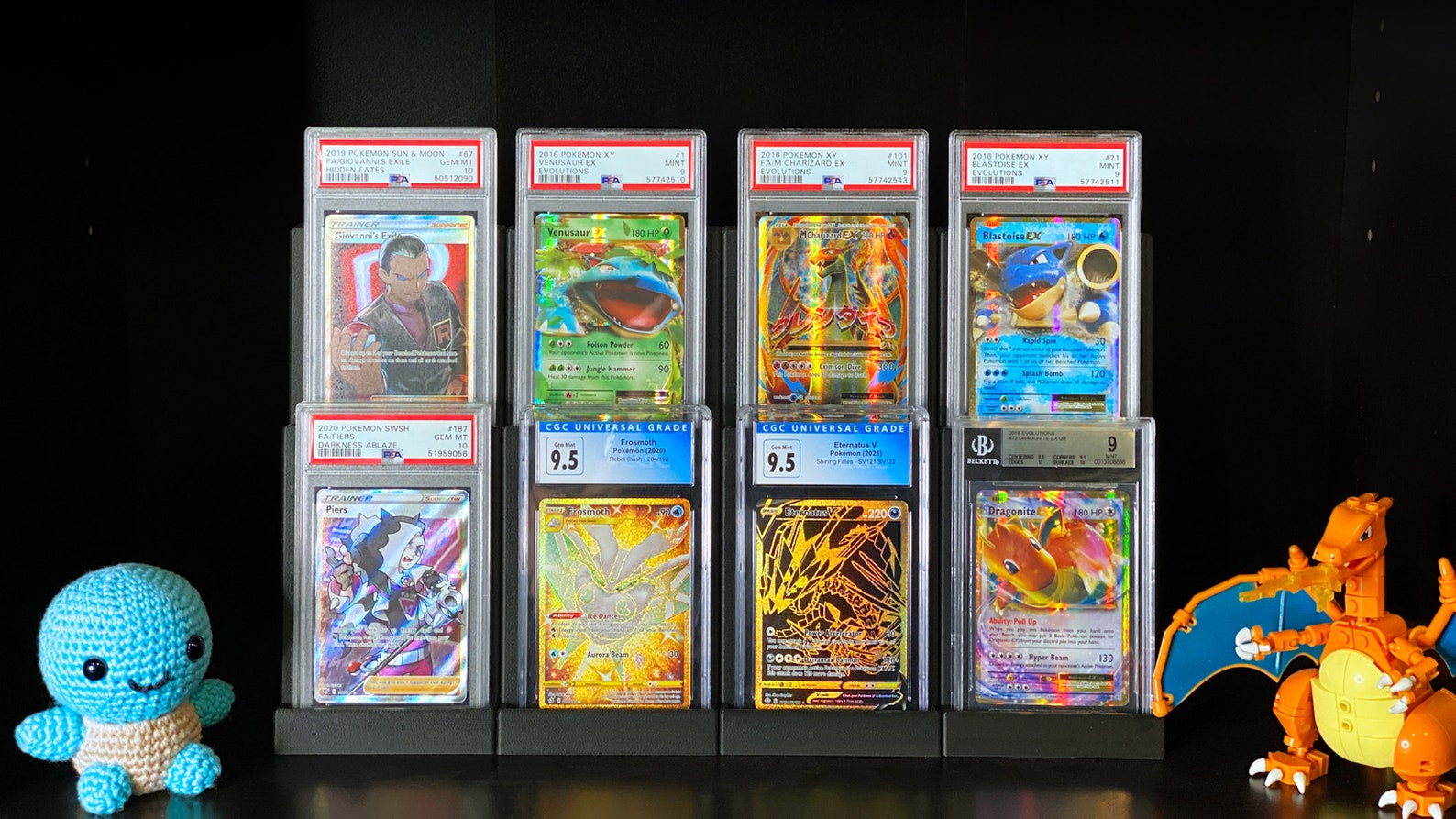 Graded Card Slab Stadium Displays 2 Pack Compatible With - Etsy