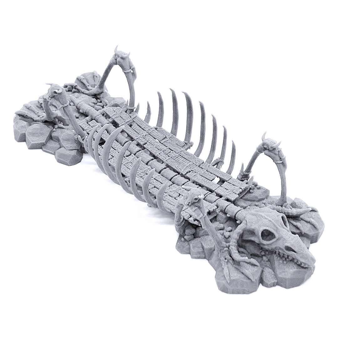 Bone Bridge - DND Terrain Compatible With Dungeons and Dragons, 28mm ...