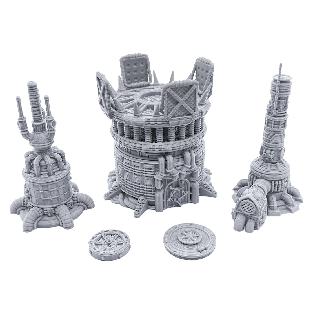 Modular Plasma Stacks by Printable Scenery, 3D Printed Tabletop RPG ...
