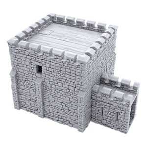 Norman Square Keep - DND Terrain Compatible With Dungeons and Dragons ...