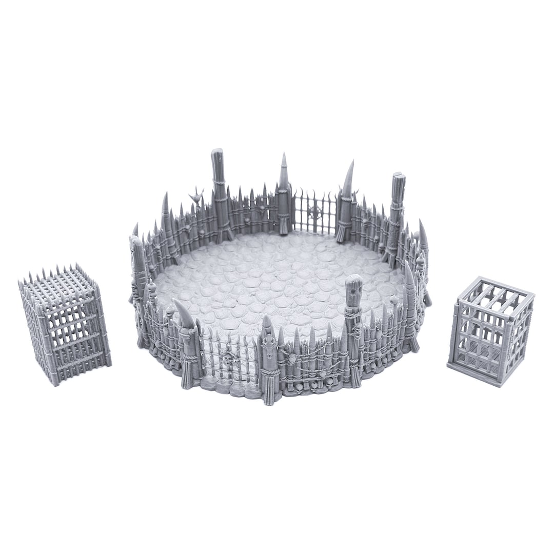Fighting Pit by Printable Scenery, 3D Printed Tabletop RPG Scenery and ...