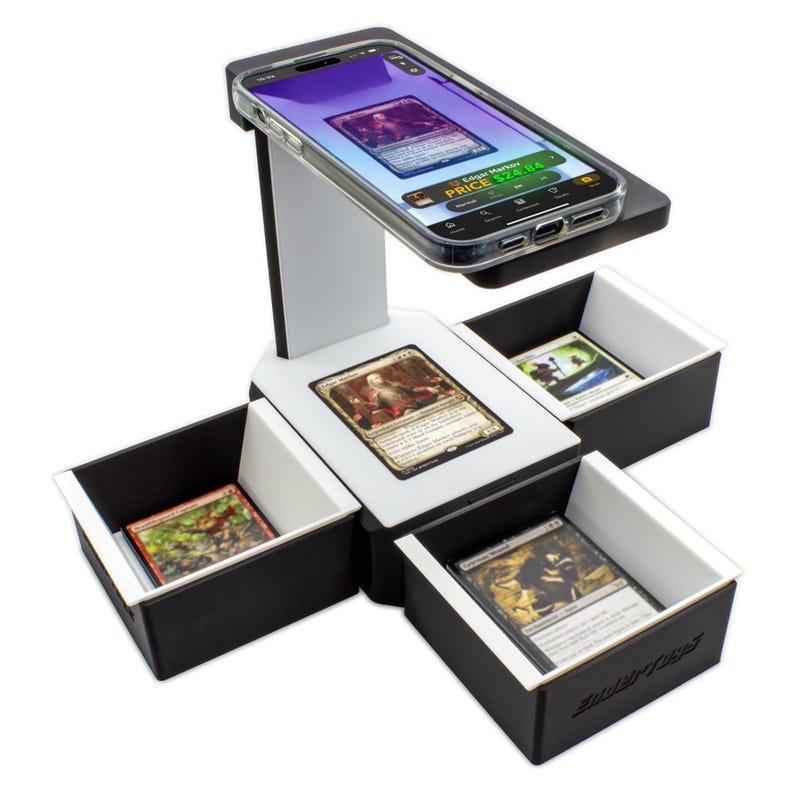 Scan Station Deluxe Set - TCG Scanner Stand for Sleeved and Unsleeved ...