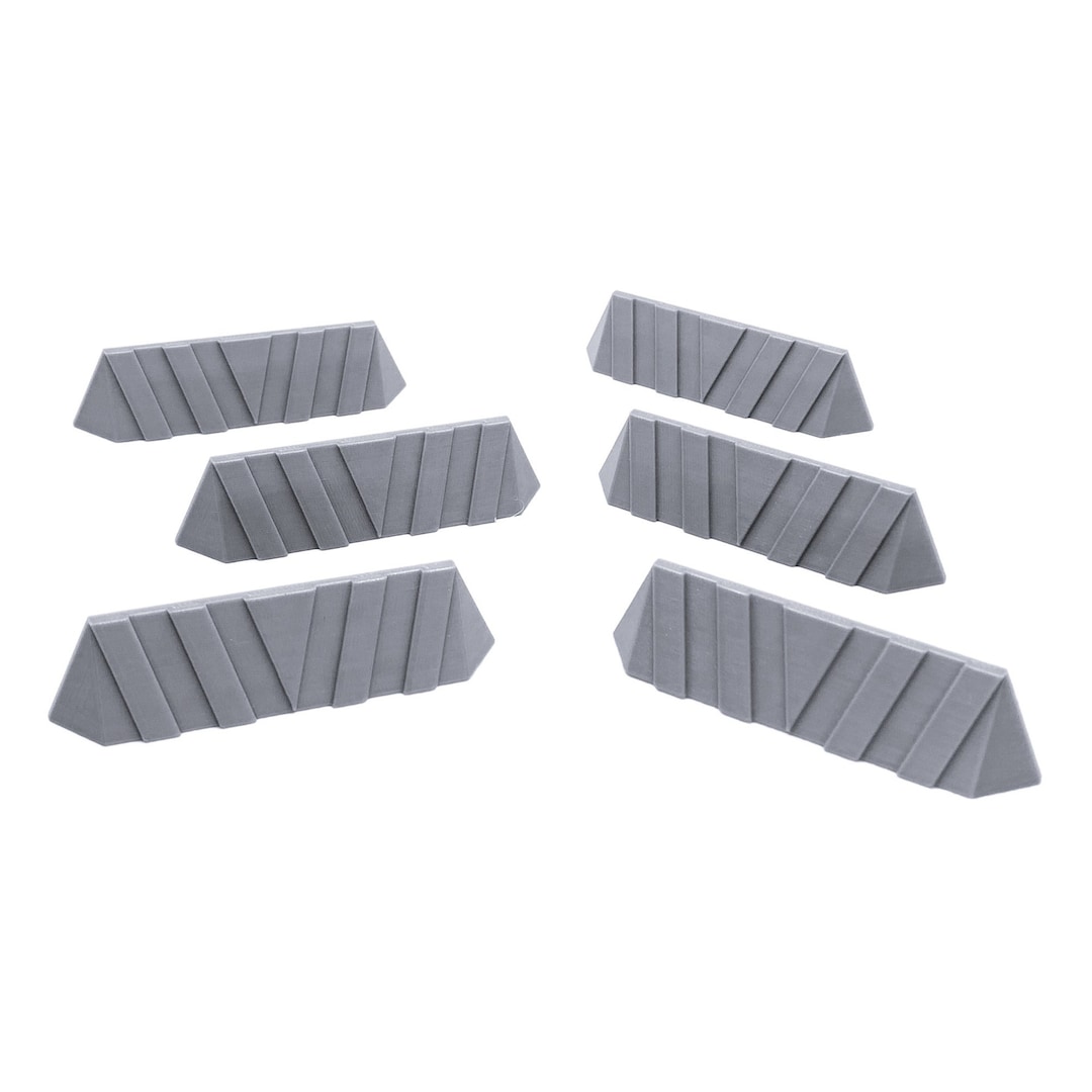 Blockade Walls, Terrain Scenery for Tabletop 28mm Miniatures Wargame ...