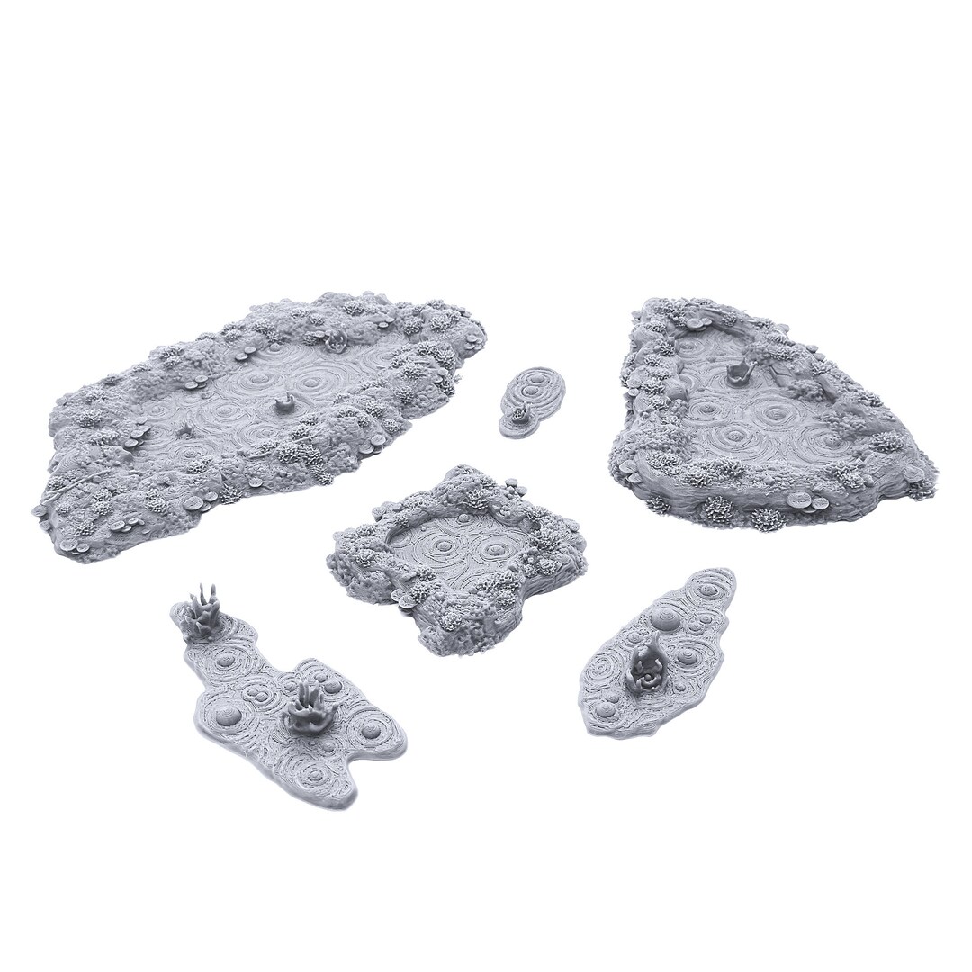 3D Printed Marsh Terrain: 28mm Tabletop RPG Scenery - Etsy UK