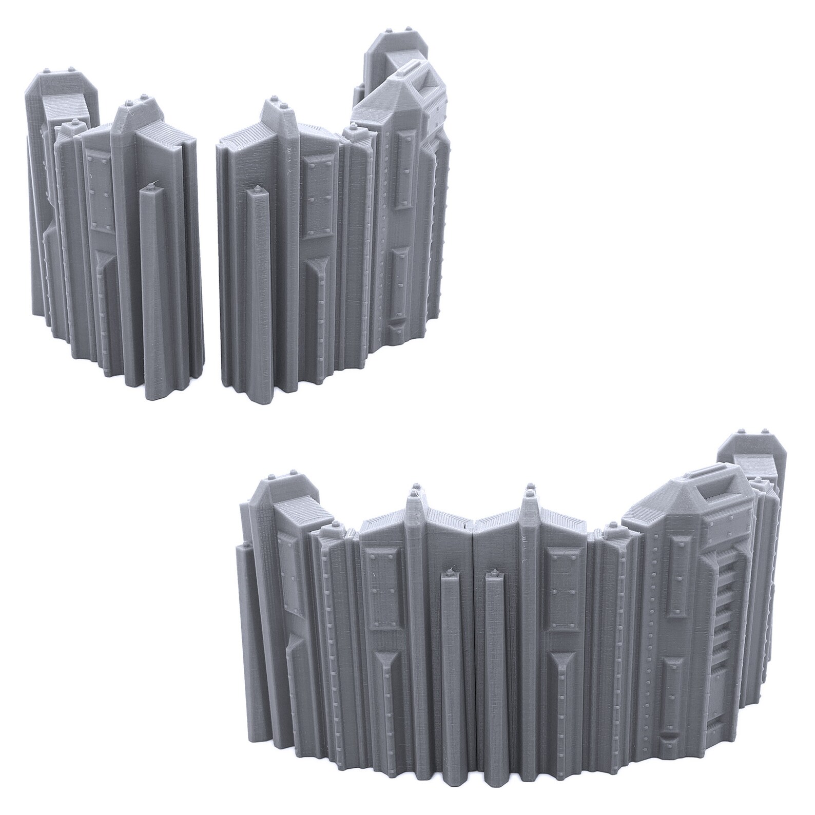 Tall Connecting Barricade Wall Set Terrain Scenery for - Etsy
