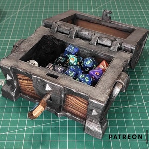 Dungeon Chest - DND Terrain Compatible With Dungeons and Dragons, 28mm ...