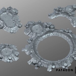 Planetary Outpost Remixed Craters DND Terrain Compatible With Dungeons ...