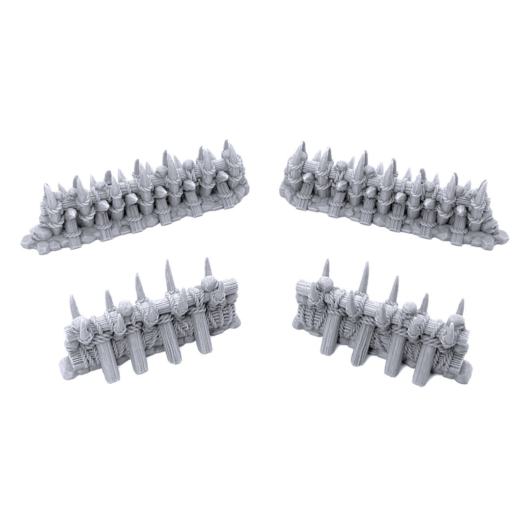 Tusk Fences: 28mm Miniature Wargame Terrain - Etsy