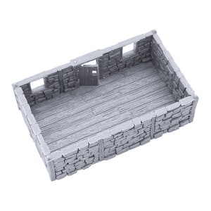 Norman Stone Barn - DND Terrain Compatible With Dungeons and Dragons ...