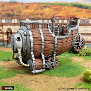 Barrel-tech Sky Barge - DND Terrain Compatible With Dungeons and ...