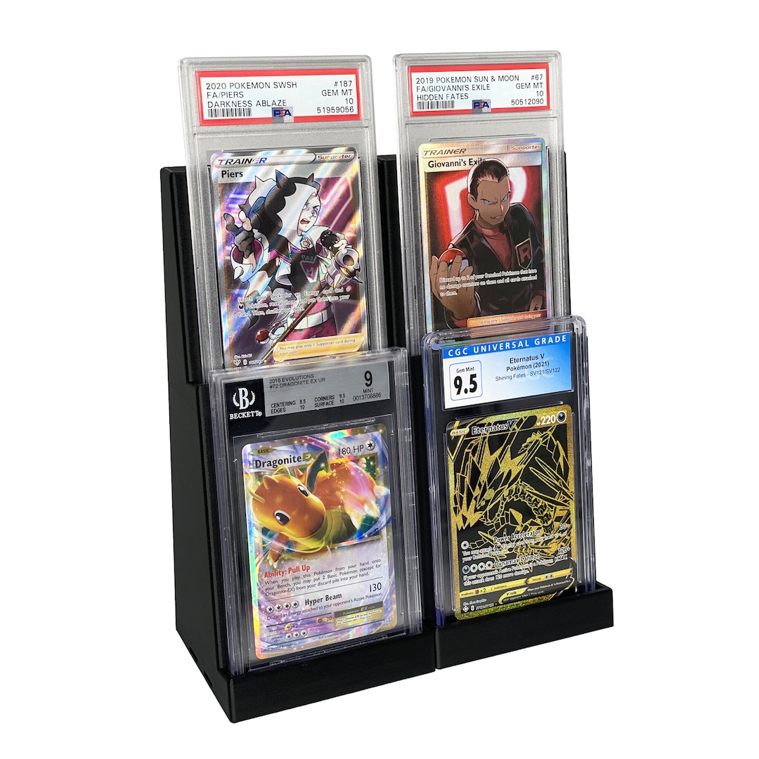 Graded Card Slab Stadium Displays (2 Pack), Compatible With PSA ...