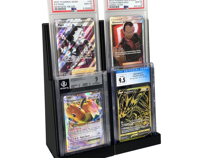 Graded Card Display Case for Slabs Psa Slab Display Pokemon Card ...