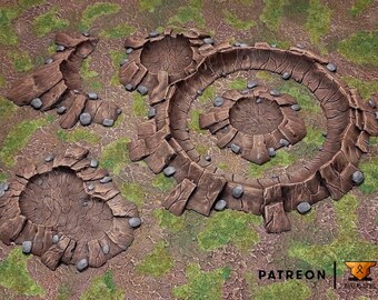Broken Vehicles Terrain Scenery for Tabletop 28mm Miniatures - Etsy