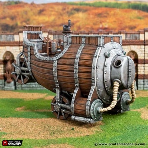 Barrel-tech Sky Barge - DND Terrain Compatible With Dungeons and ...