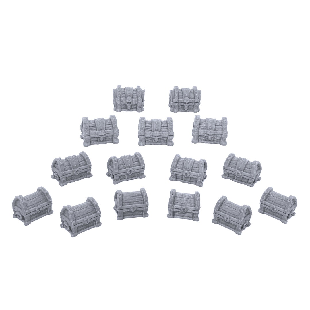 Epic Chests - DND Terrain Compatible With Dungeons and Dragons, 28mm ...