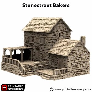 Stonestreet Bakers by Printable Scenery, 3D Printed Tabletop RPG ...
