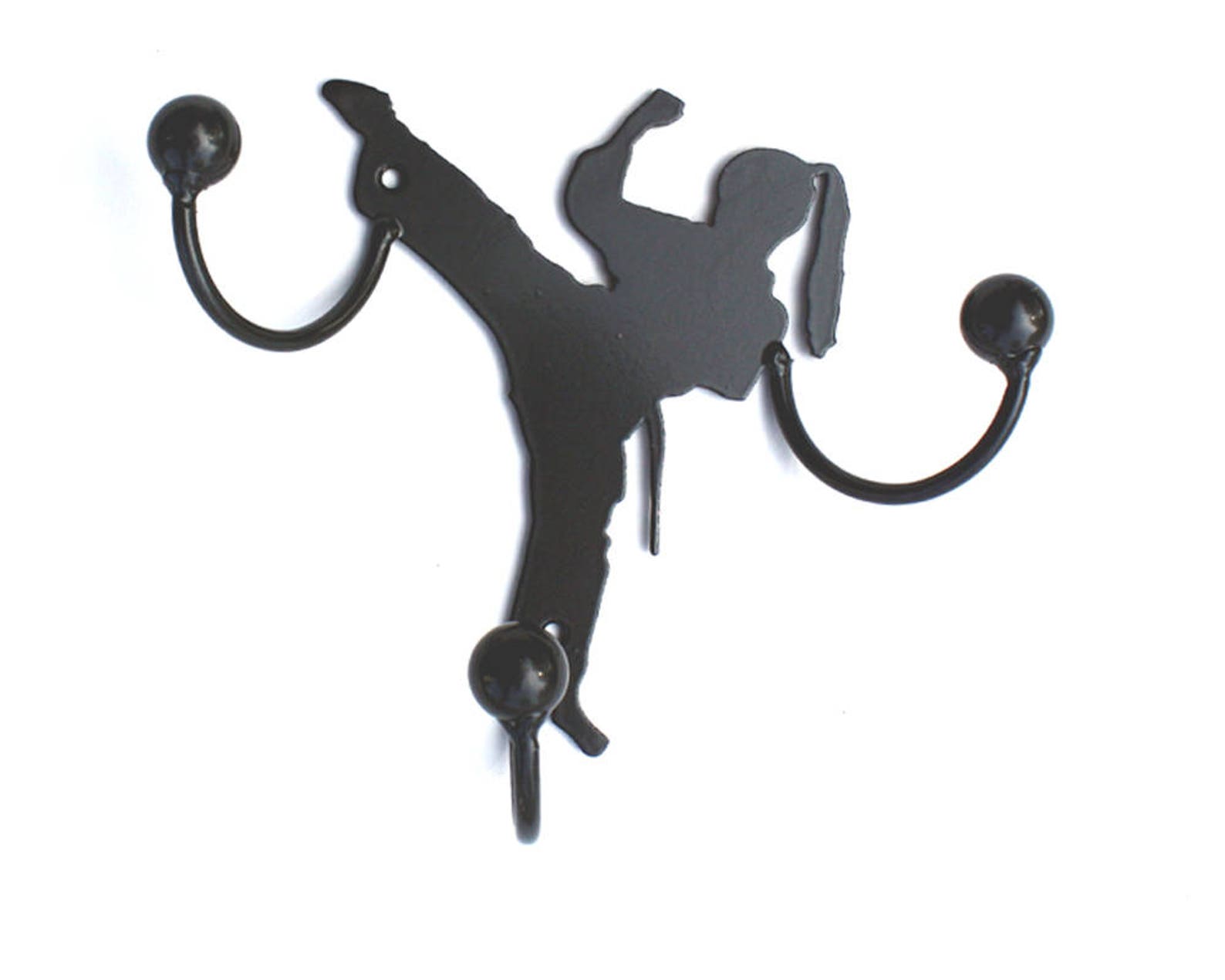 Female High Karate Kick Metal Wall Art: Medal Arts Display - Etsy