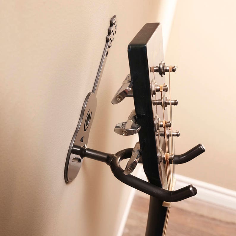 Set of 2 Wall Mounted Guitar Holder Corporate Gift - Etsy