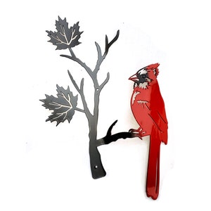 Red Cardinal Metal Bird / Metal Bird / Blue Jay Metal Bird / Home Decor ...