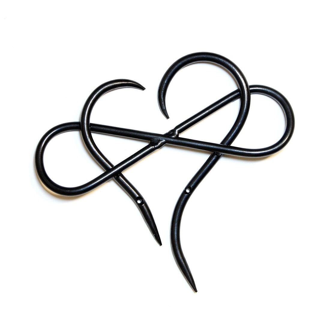 Metal Wall Arts: Infinity Sign and Heart Modern Wall Decor | Love Wall ...