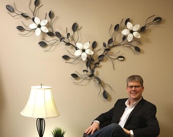 Metal Vine Wall Art - Etsy