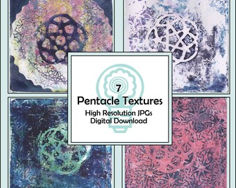 Mandala Set 1 Digital Paper, Set of 33, Mixed Media, Digital Art ...