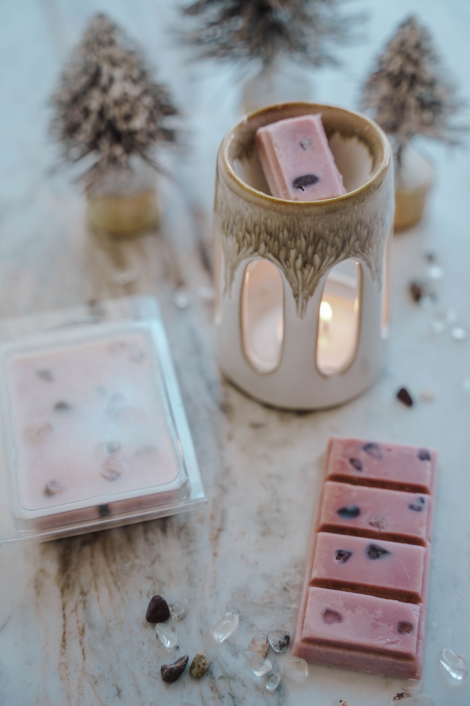 Crystal Scented Wax Melts // Energy Wax Tarts // Aromatherapy ...