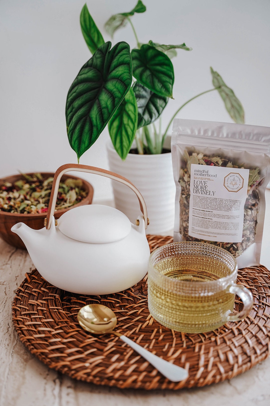 Mindful Motherhood Herbal Tea /self-care Tea for New Moms/baby Shower ...